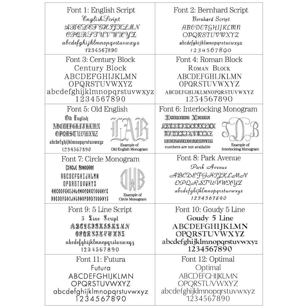Fonts